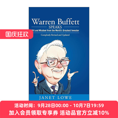 英文原版 Warren Buffett Speaks 巴菲特演讲 伟大投资者的才情与智慧 第2版 精装 英文版 进口英语原版书籍