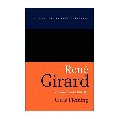 英文原版 Rene Girard Violence and Mimesis 勒内·基拉尔 当代重要思想家系列 英文版 进口英语原版书籍