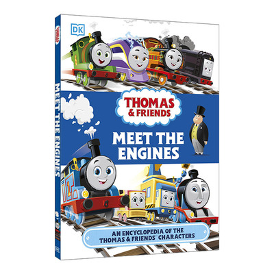 遇见引擎 英文原版 托马斯和朋友们的角色百科全书 Thomas & Friends Meet the Engines 精装 英文版 进口英语原版书籍