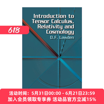 英文原版 Introduction to Tensor Calculus Relativity and Cosmology 张量微积分 相对论和宇宙学导论 数学 物理学D. F. Lawden
