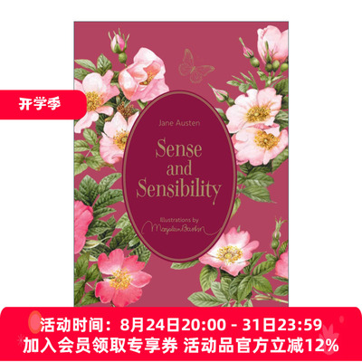 英文原版 Sense and Sensibility 理智与情感 精装收藏 彩色插图版 插画师荷兰水彩画家Marjolein Bastin 英文版 进口英语原版书籍