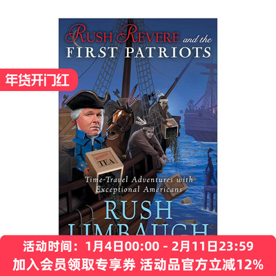 英文原版 Rush Revere and the First Patriots 与杰出美国人的时空冒险系列 精装 英文版 进口英语原版书籍