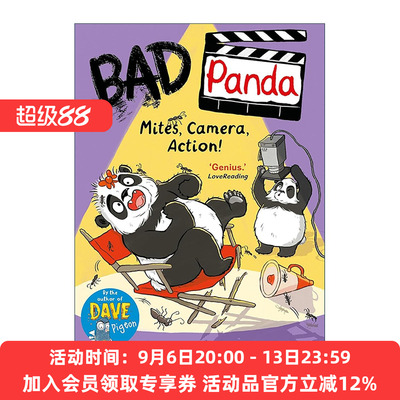 英文原版 Bad Panda Mites Camera Action 坏熊猫3 Swapna Haddow儿童幽默插画故事书 英文版 进口英语原版书籍