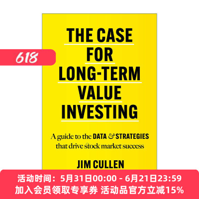 长期价值投资案例  英文原版 The Case for Long-Term Value Investing 推动股市成功的数据和策略指南 精装 进口英语原版书籍