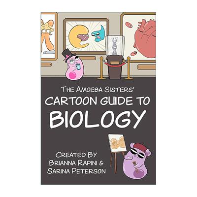 英文原版 The Amoeba Sisters' Cartoon Guide to Biology 生物学卡通指南 科学简化 青少年科普百科漫画 精装 进口英语原版书籍
