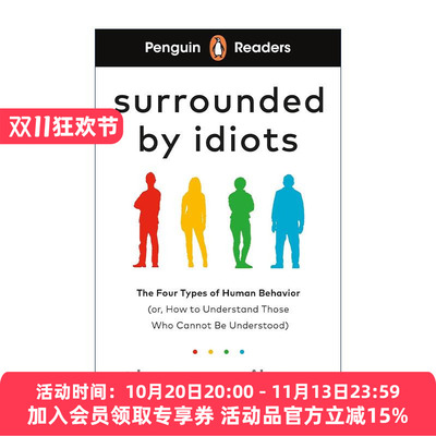 英文原版 Penguin Readers Level 7 Surrounded by Idiots ELT Graded Reader 企鹅英语分级阅读7级 被白痴包围 托马斯·埃里克森