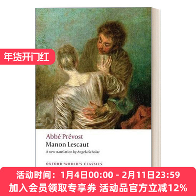 英文原版 Manon Lescaut 玛侬·雷斯考特 牛津世界经典系列 英文版 进口英语原版书籍