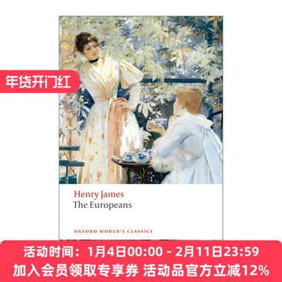 英文原版 The Europeans 欧洲人 亨利·詹姆斯 牛津世界经典系列 英文版 进口英语原版书籍