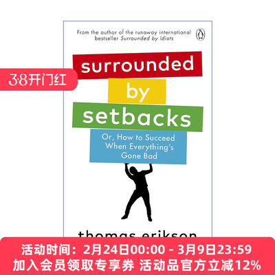 被挫折包围  英文原版 Surrounded by Setbacks 如何在困境中获得成功 托马斯.埃里克森 英文版 进口英语原版书籍