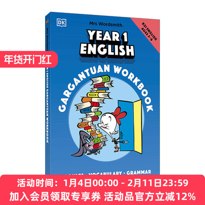 英文原版 Mrs Wordsmith Year 1 English Gargantuan Workbook Ages 5-6 沃德史密斯夫人英语练习册 一年级 英文版 进口英语原版书