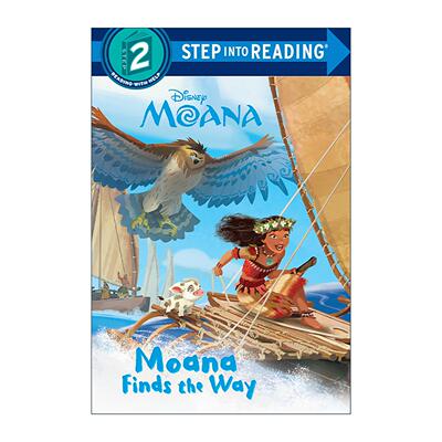英文原版 Step into Reading 2 Moana Finds the Way Disney Moana 找到方法了 迪士尼 海洋奇缘 同名电影改编 进口英语原版书籍