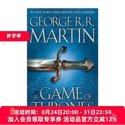 英文原版 A Game of Thrones A Song of Ice and Fire Book One 冰与火之歌1 权力的游戏 精装 George R. R. Martin 英文版