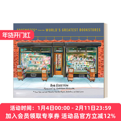 书店时光 英文原版 Footnotes from the World's Greatest Bookstores 书友 书商和爱书人的记忆风景 传记 Bob Eckstein 精装