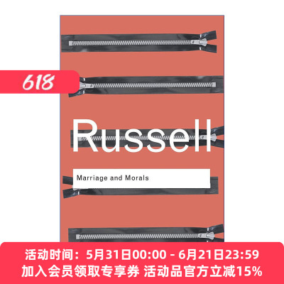 婚姻与道德  英文原版 Marriage and Morals 伯特兰罗素 Routledge Classics系列 英文版 进口英语原版书籍
