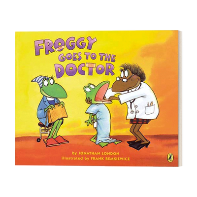 英文原版 Froggy Goes to the Doctor 青蛙小吉看医生 英文版 进口英语原版书籍
