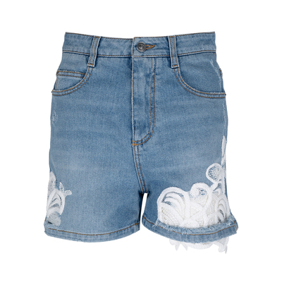 ERMANNOSCERVINO女士牛仔短裤