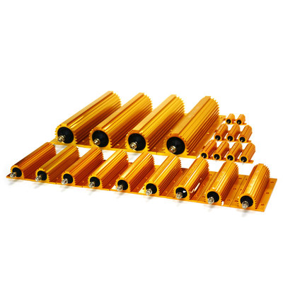 RX24大功率无感线绕黄金铝壳电阻300W O.1R0.2R0.4R0.5R1R3R5R10R