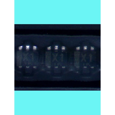 (10个)EMX1T2R/TRANS 2NPN 50V 0.15A/EMT6丝印:X1