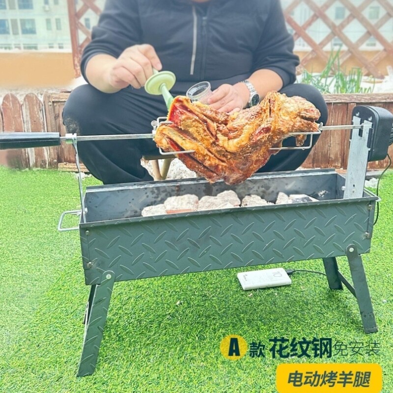 羊排烧烤炉烤鸡商用加厚烤羊肉串全套兔烤肉炉子木炭腿炉子烤羊架