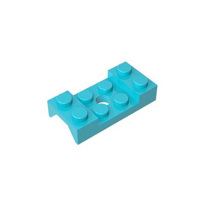 高砖积木零件GDS-1064配件2x4 车辆挡泥板兼容60212小颗粒MOC散件
