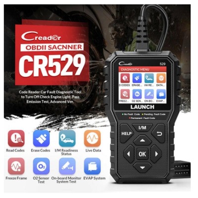 元征LAUNCH X431 Creader CR529 OBD II CR5001读码卡海外英文版