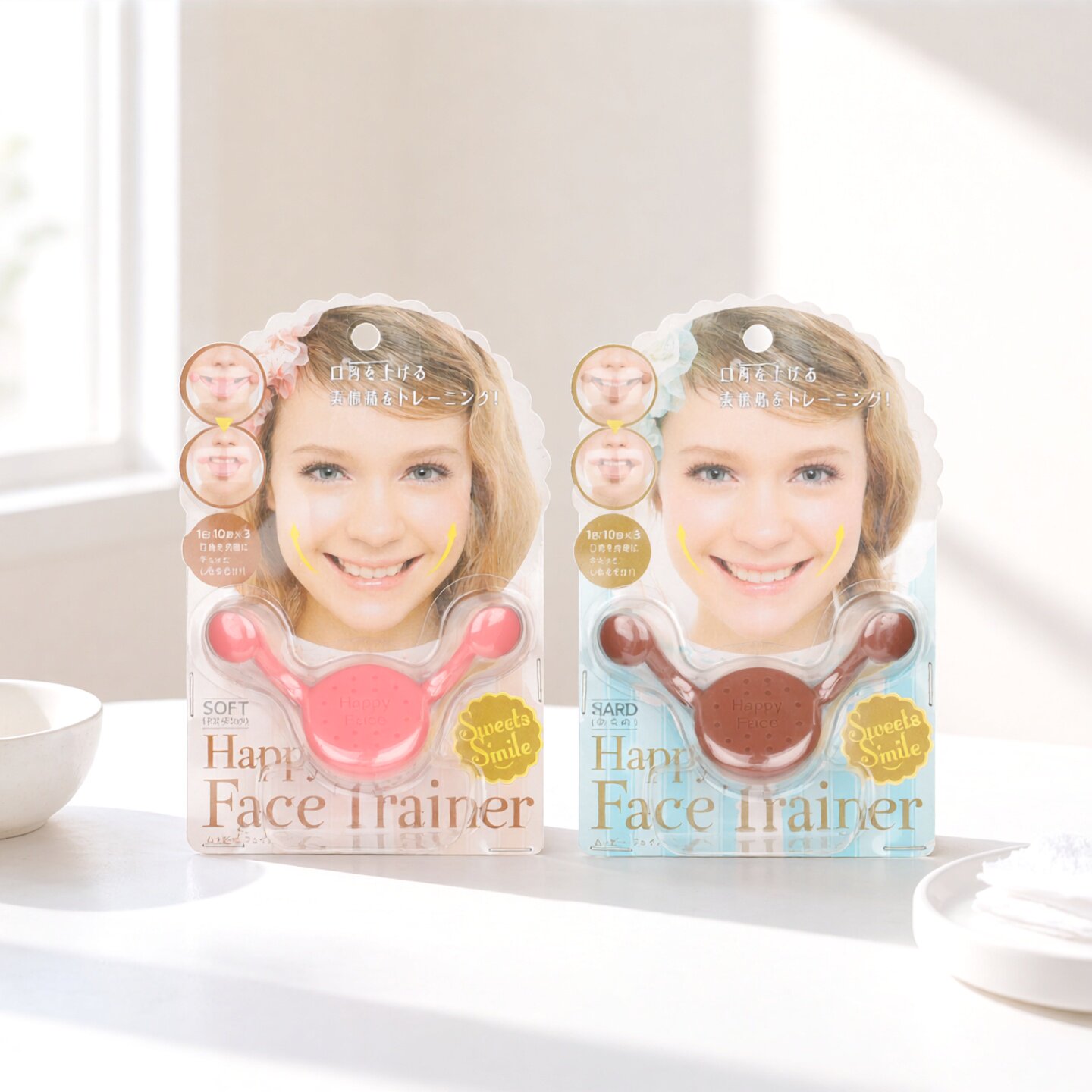 清仓！日本Happy Face Trainer脸部肌肉锻炼器日系笑容训练饼干