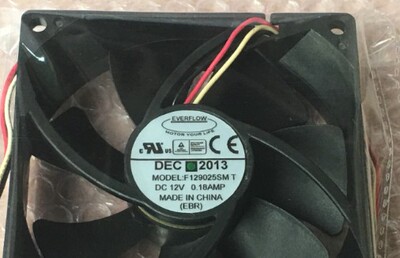 原装everflow三线9cm设备风扇