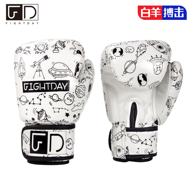 太空人图案拳套fightday专业搏击