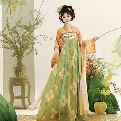 春山尽处女一片式齐腰褶裙