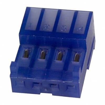全新 3-643815-4〖 CONN RCPT 4POS IDC 26AWG TIN〗