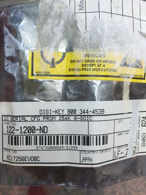 XC17256EVO8C IC SERIAL CFG PROM 256K 8-SOIC 17256 XC17256evc