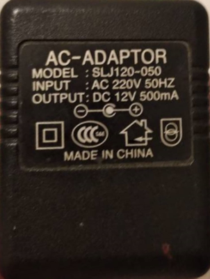 适用SLJ120-050电子琴电源适配器电源线12V500mA通用