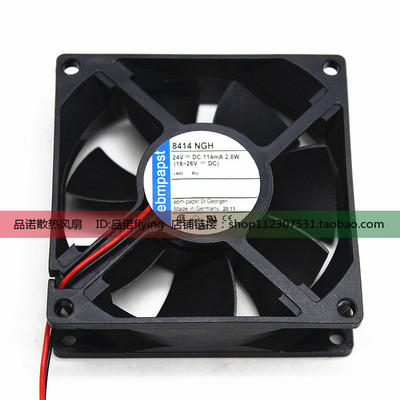 ebmpapst 8414 NGH 8025 24V 2.8W 8CM/厘米高端仪器仪表散热风扇