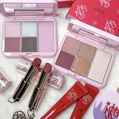 日本专柜 SNIDEL BEAUTY 2025圣诞限定眼影盘唇釉套装唇膏口红