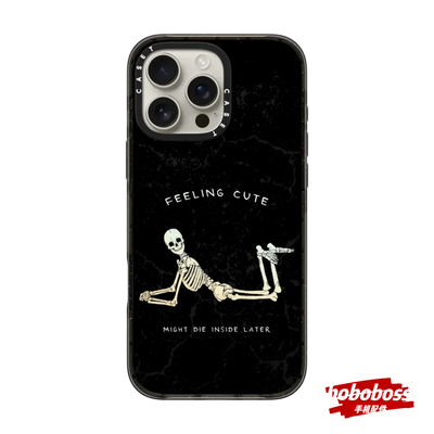 case源厂！艺术家联名We Shall See适用于iPhone17/16/15/14/13/Plus/Pro/Max防摔黑色magsafe磁吸手机壳