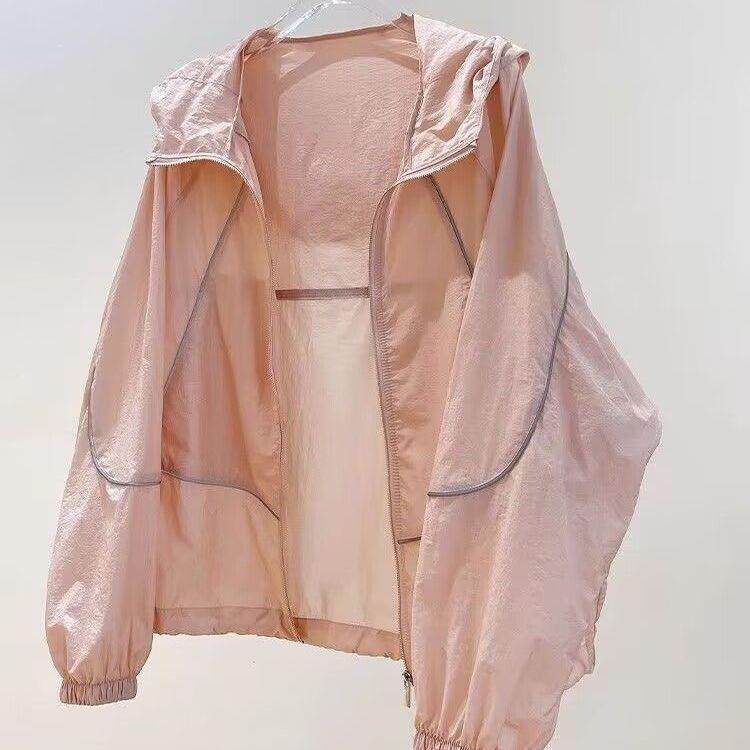 2026新款透气防晒衣女夏季薄款外套宽松百搭防晒服空调开衫冲锋衣