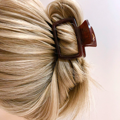 OLACC抓夹树脂日韩简约发饰百搭