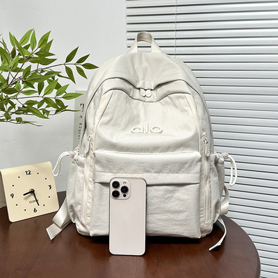 AloYoga.韩版字母双肩包