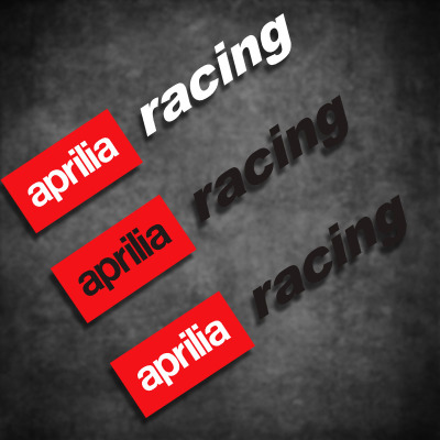 适用Aprilia Racing 阿普利亚 改装车贴 摩托车贴纸 防水反光贴花