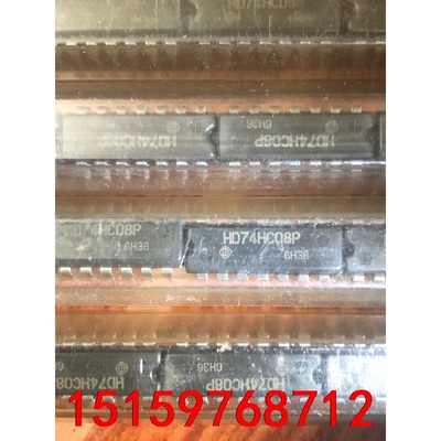 HD74HC08P 74HC08 四路2输入正与非门 DIP议价