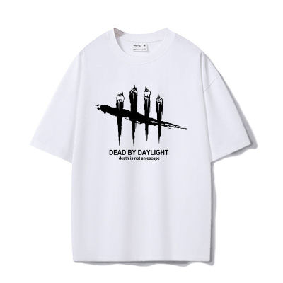 Dead by Daylight黎明杀机恐怖游戏周边超宽松oversize重磅T恤
