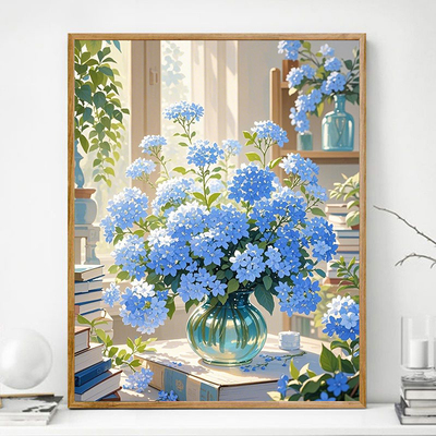 愈合花十字绣2025新线刺绣客厅和餐厅花小件高端手工刺绣自己