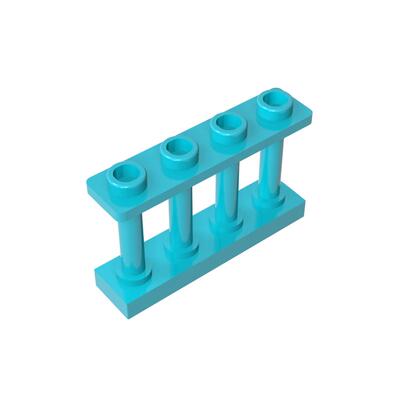 高砖积木零件兼容15332栅栏MOC