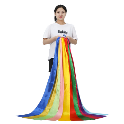 舞蹈飘带道具红布表演绸缎