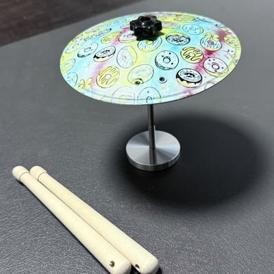 车用出风口迷你鼓镲摆件