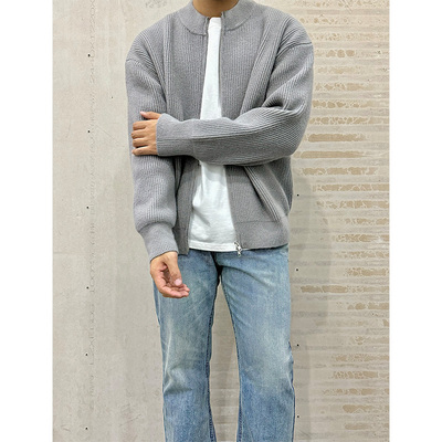 ANYWEAR双开拉链毛衣外套
