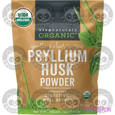 Viva Naturals Organic Psyllium Husk Powder, 24 oz.