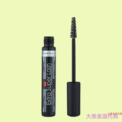 Rimmel Extra Super Lash Mascara, Black, 0.27 Ounce 睫毛膏
