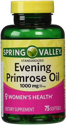 Spring Valley Evening Primrose Oil 1000 mg, 75 Softgels