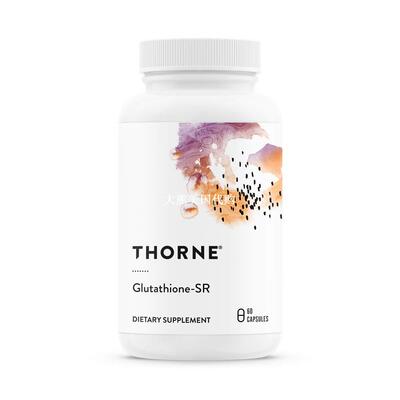 美国直邮 Thorne Research Glutathione-SR, 60 Capsules